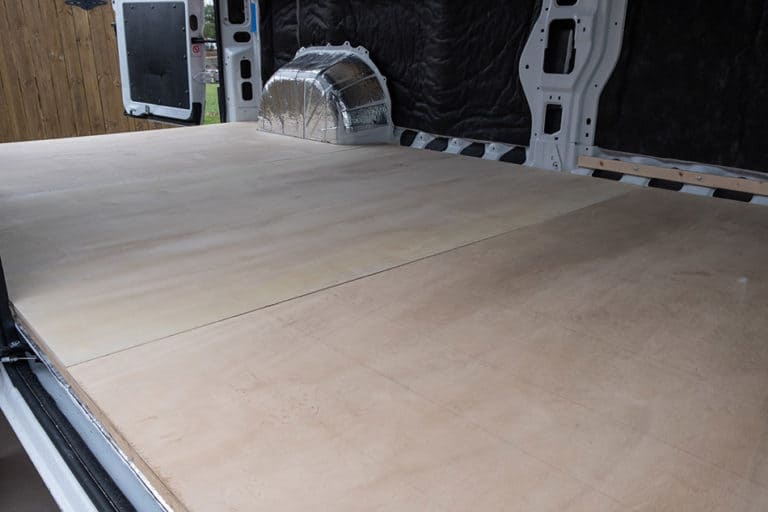 Camper Van Conversion - Installing Subfloor & Vinyl Flooring - Camper ...