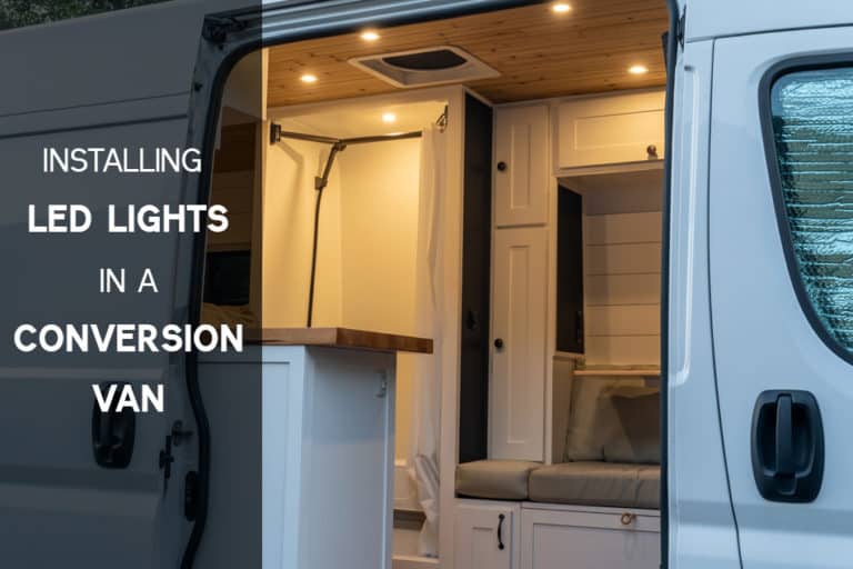 Conversion Van Interior Lighting - LED Lights Installation - Camper Van ...