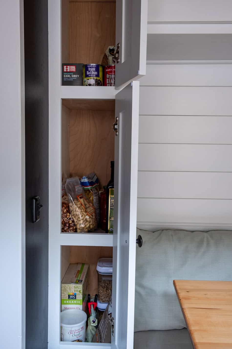 Van Conversion Food Pantry - Food Storage Cabinet - Camper Van Traveler